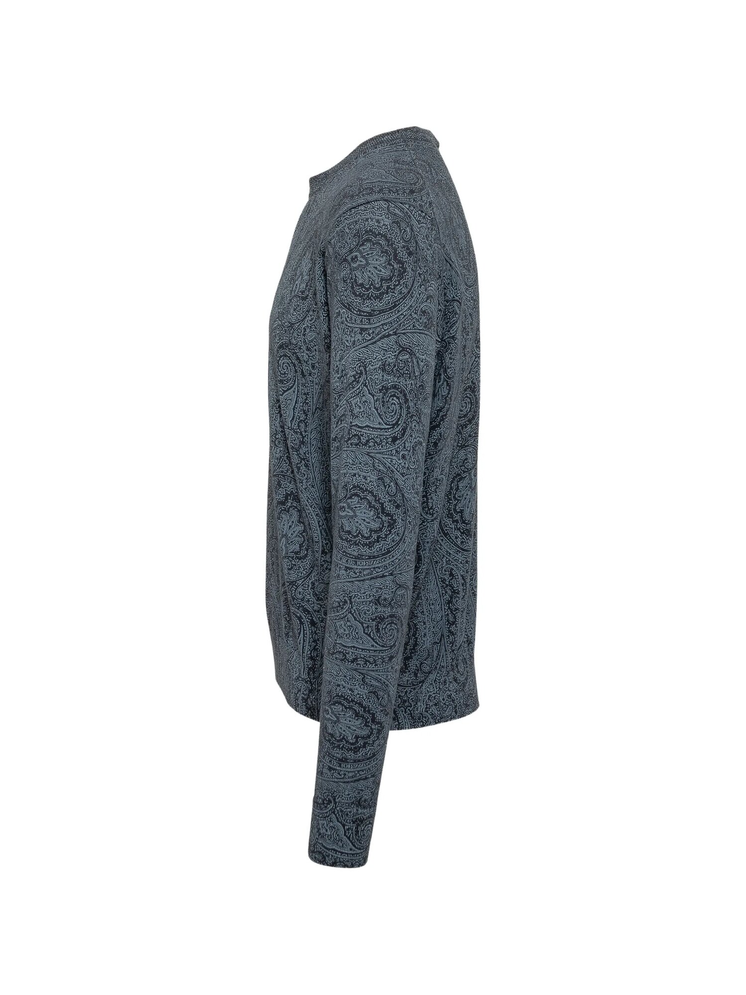 Свитер ETRO Paisley crew-neck sweater, размер S, , синий — фото 1