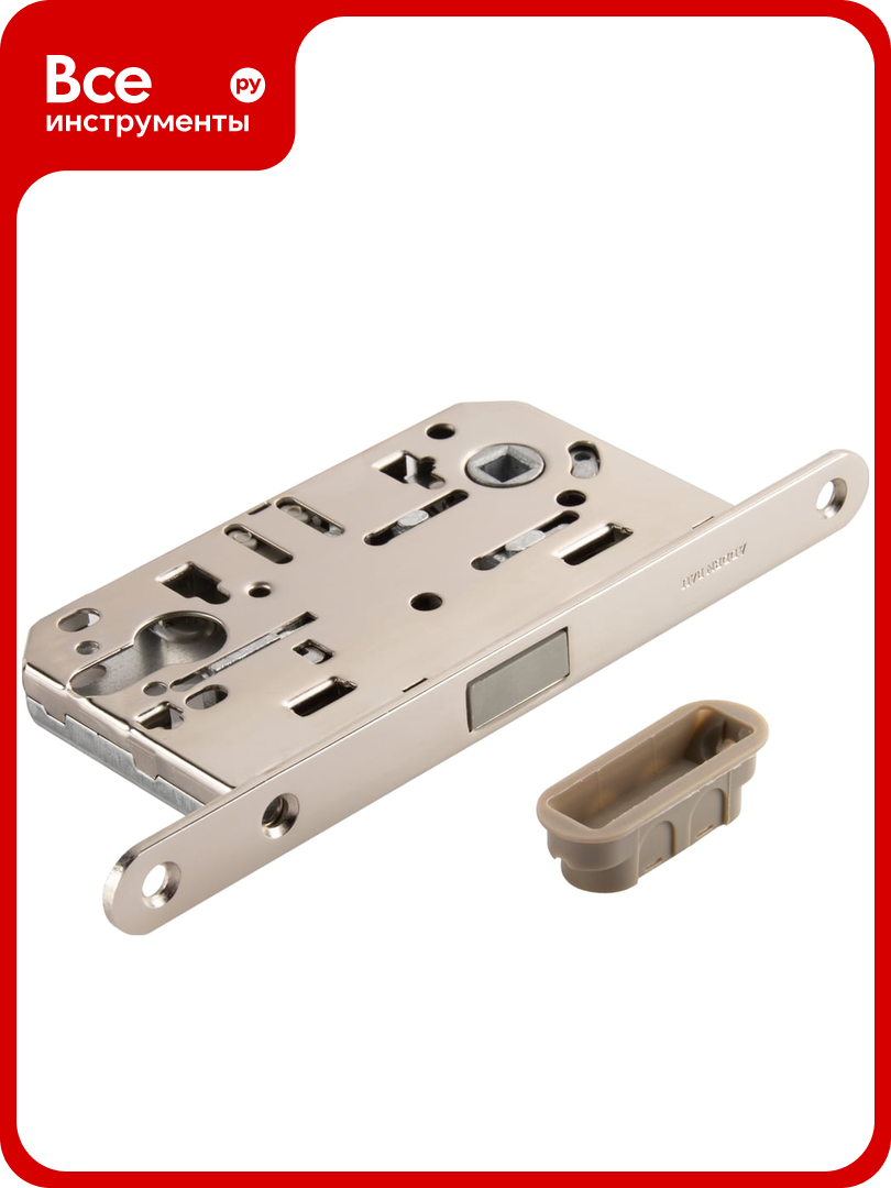 Магнитная защелка под ключевой цилиндр ADDEN BAU KEY-5085 MAG NICKEL бесшумная 940000002405