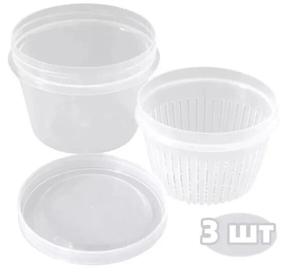 Форма для приготовления сыра и творога, 0.5 л