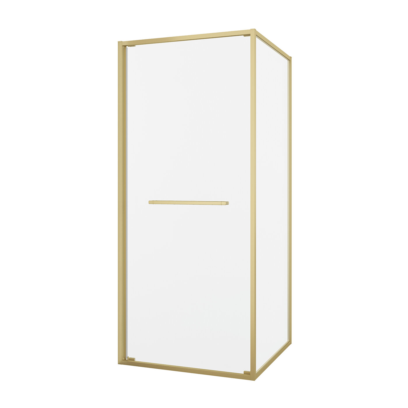 Душевой уголок Black&White Stellar Wind 90х90 S1120-9090G брашированное золото