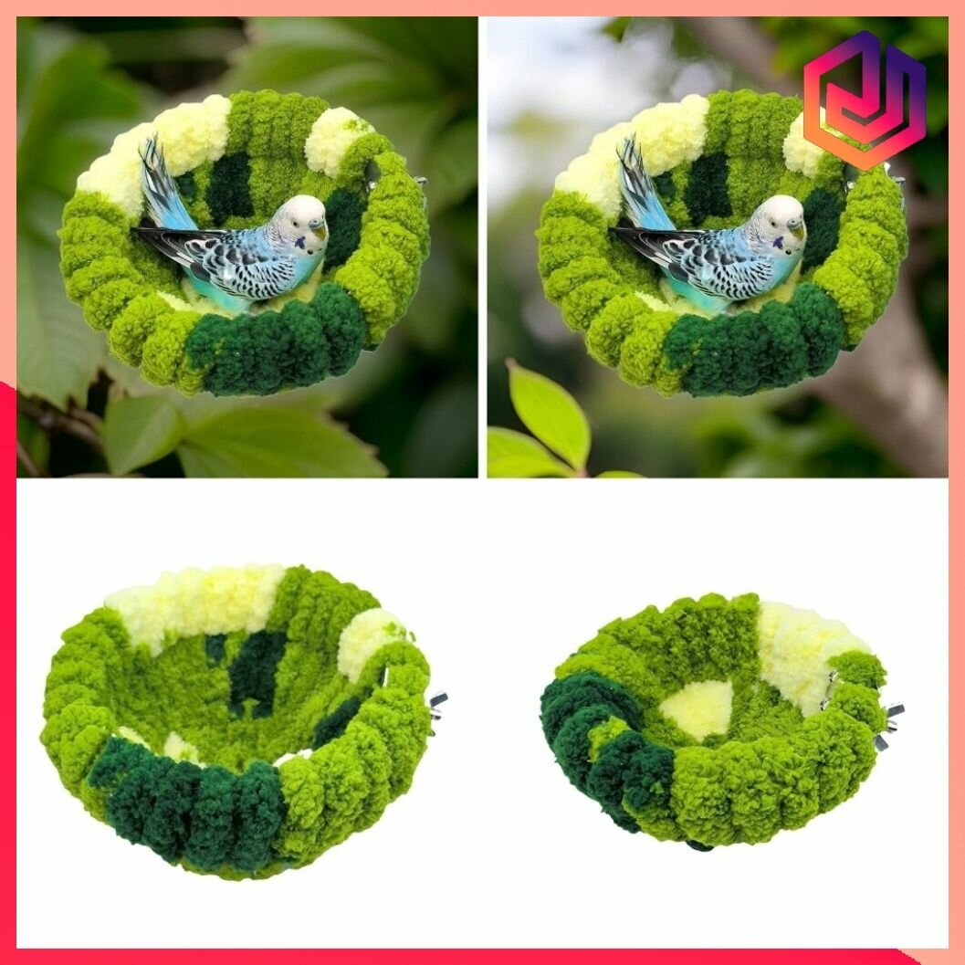 Теплое плюшевое птичье гнездо для попугая, осенне-зимняя клетка, клетка разведения мелких животных, кровать отдыха, волнистые попугайчики