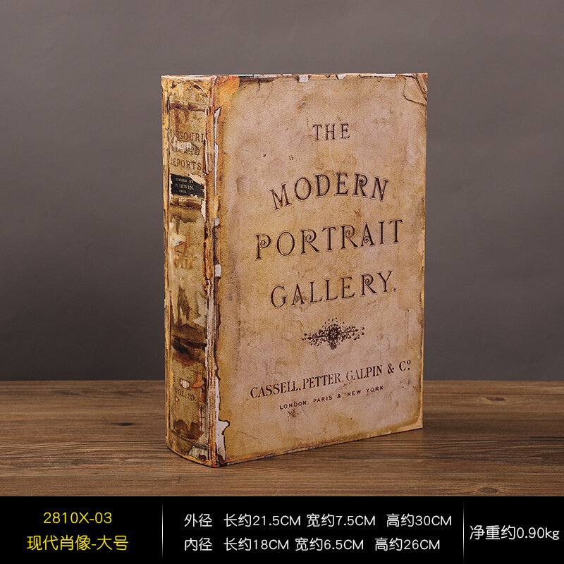 Имитация книги, модель книги для декора в кабинете, офисе, книжной полке, винтажная декоративная книга, реквизит для фотографии, ремесленная демонстрация