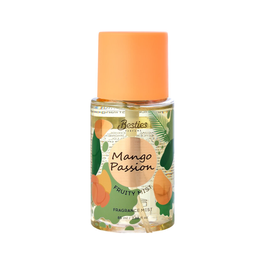 Парфюмированный мист для тела BESTIES FRUITY MIST mango passion (жен.) 85 мл