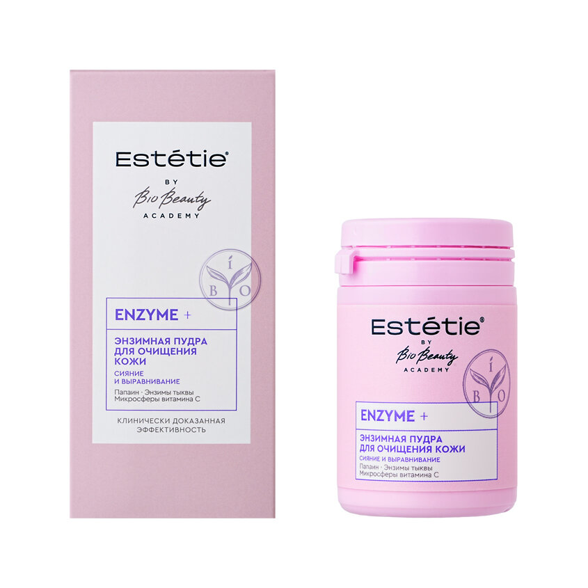 Энзимная пудра для умывания ESTETIE `BY BIO BEAUTY` сияние И выравнивание для очищения кожи 50 г