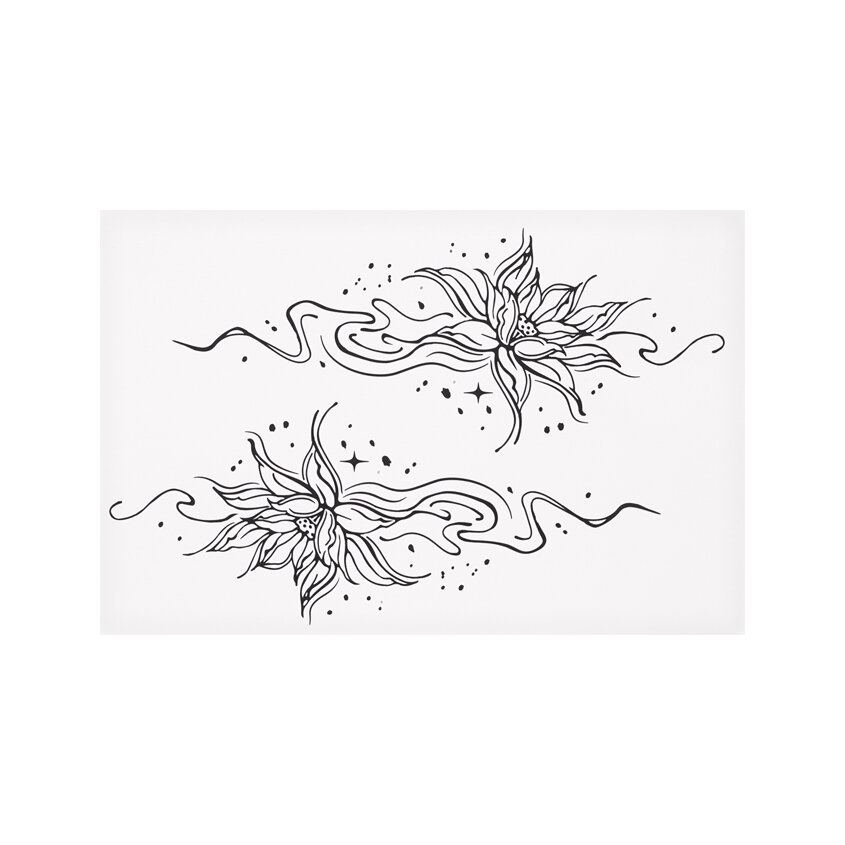 Татуировка для тела DECO. переводная (flower)