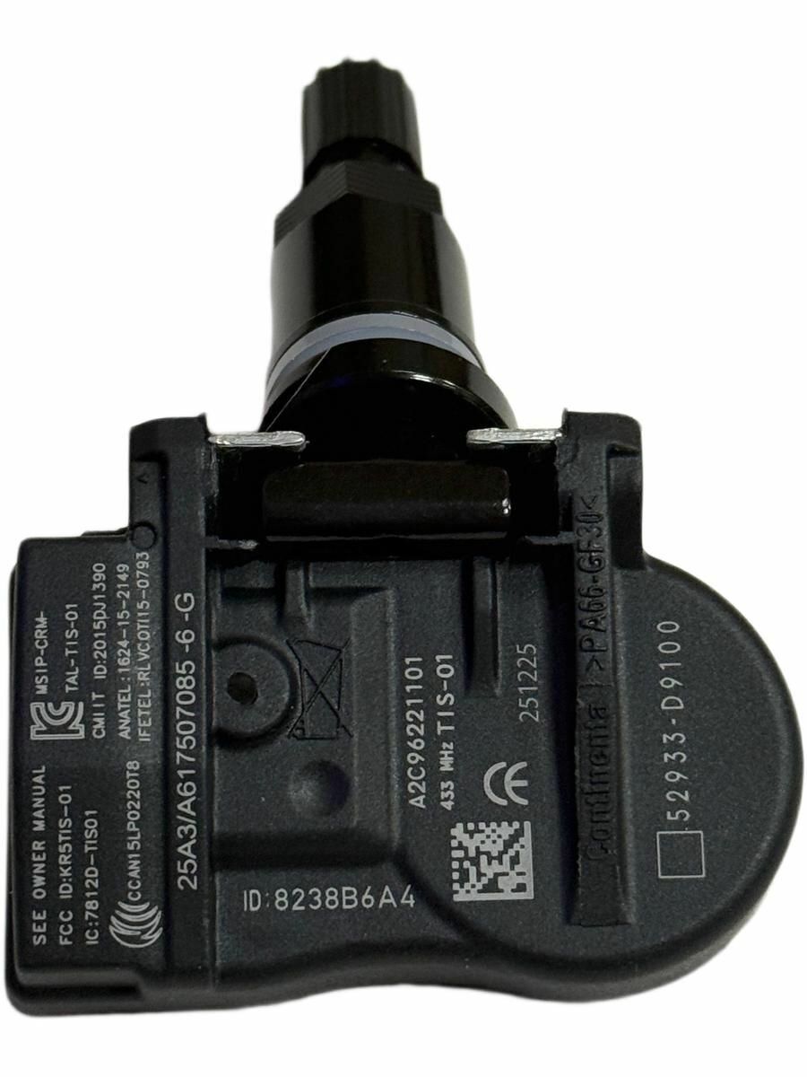 1 черный датчик давления шин 52933d9100 для Hyundai Kia