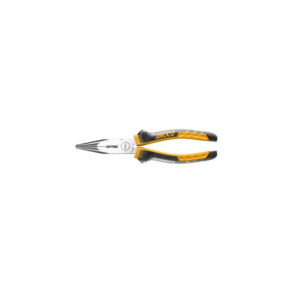 Изогнутые длинногубцы INGCO SUPER HBNP08168, сталь 55, 160 мм