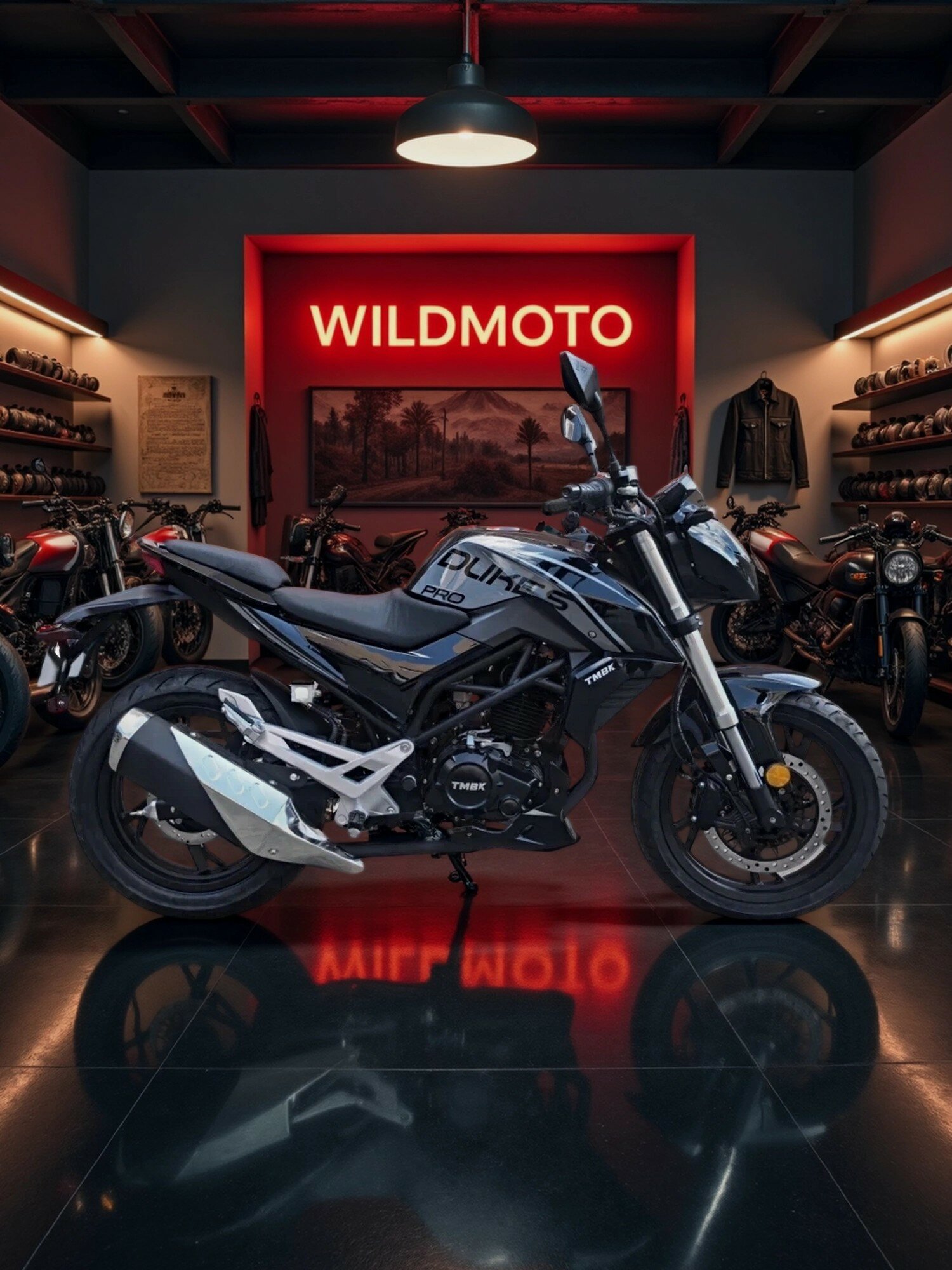 Мотоцикл дорожный С ❗ПТС❗ TMBK DUKES 200 Loncin 6-ступенчатая коробка передач с кикстартером