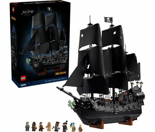 Конструктор LEGO ICONS 10365 Пираты Карибского моря: Черная жемчужина (Lego 10365)