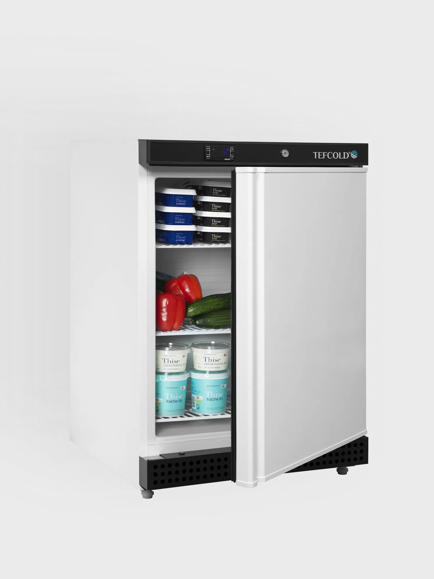 Холодильная камера TEFCOLD UR200W1 с глухой дверью, 119 л, холодильник