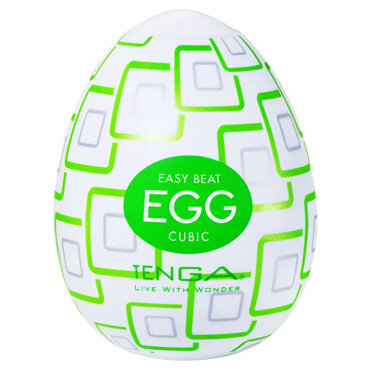 Tenga Egg Cubic Мастурбатор-яйцо с рельефом в виде кубиков