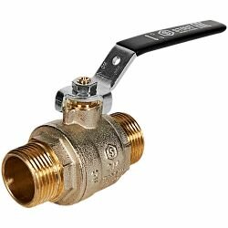 Кран шаровой полнопроходной STOUT SVB-0005-200020 НР/НР ручка рычаг 3/4