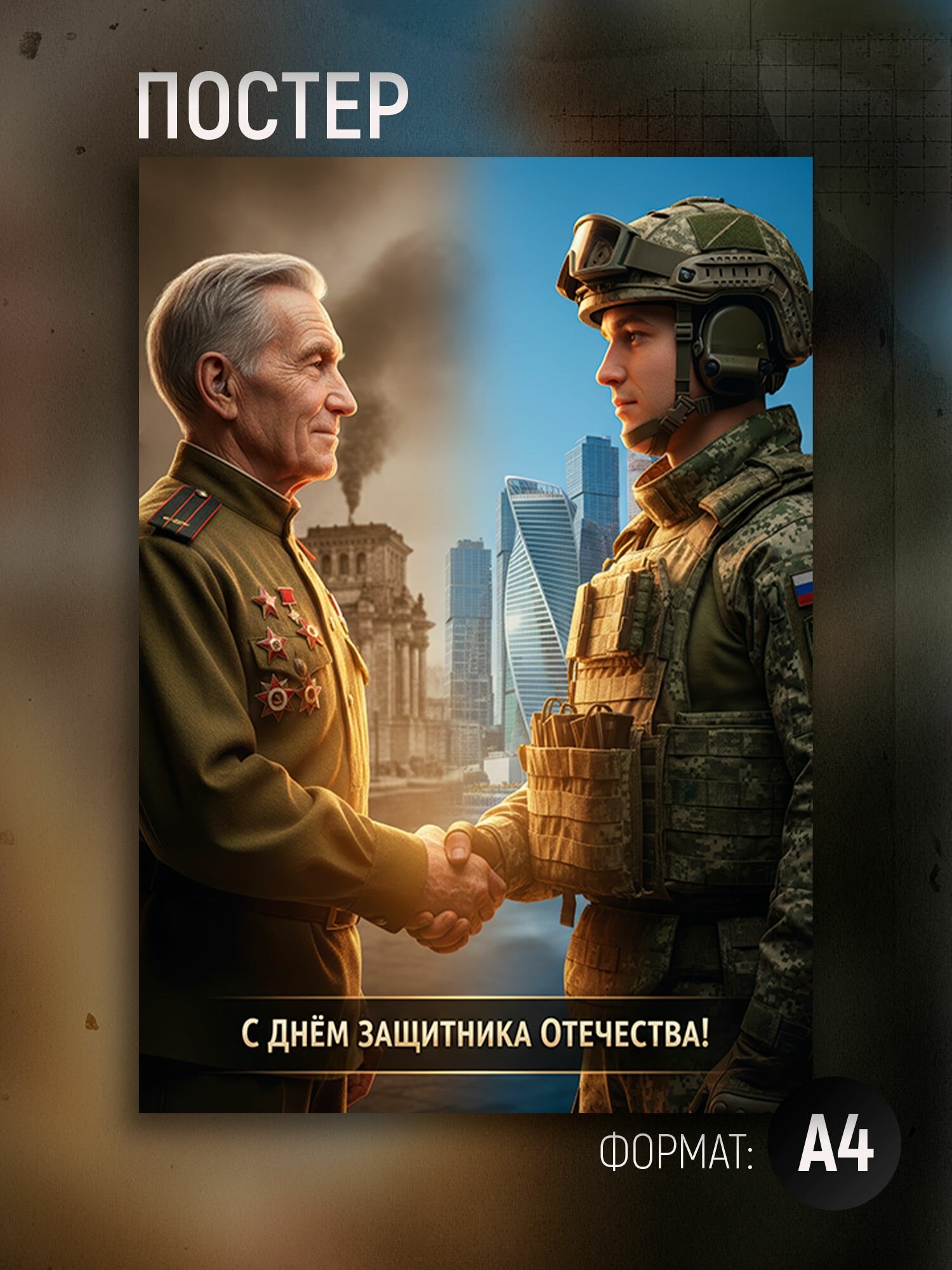 Плакат 23 февраля