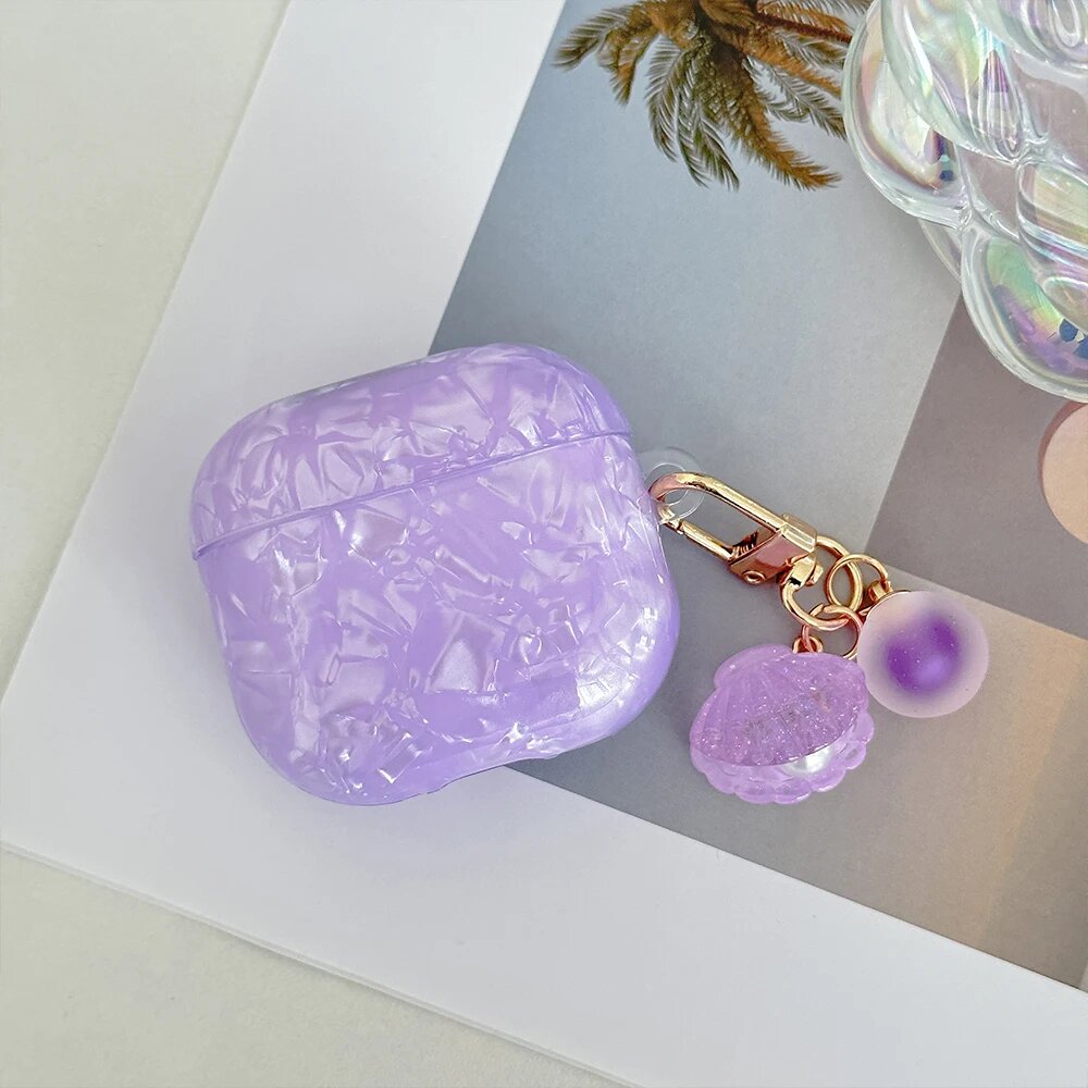 Чехол для AirPods Pro 2, лиловый, силикон