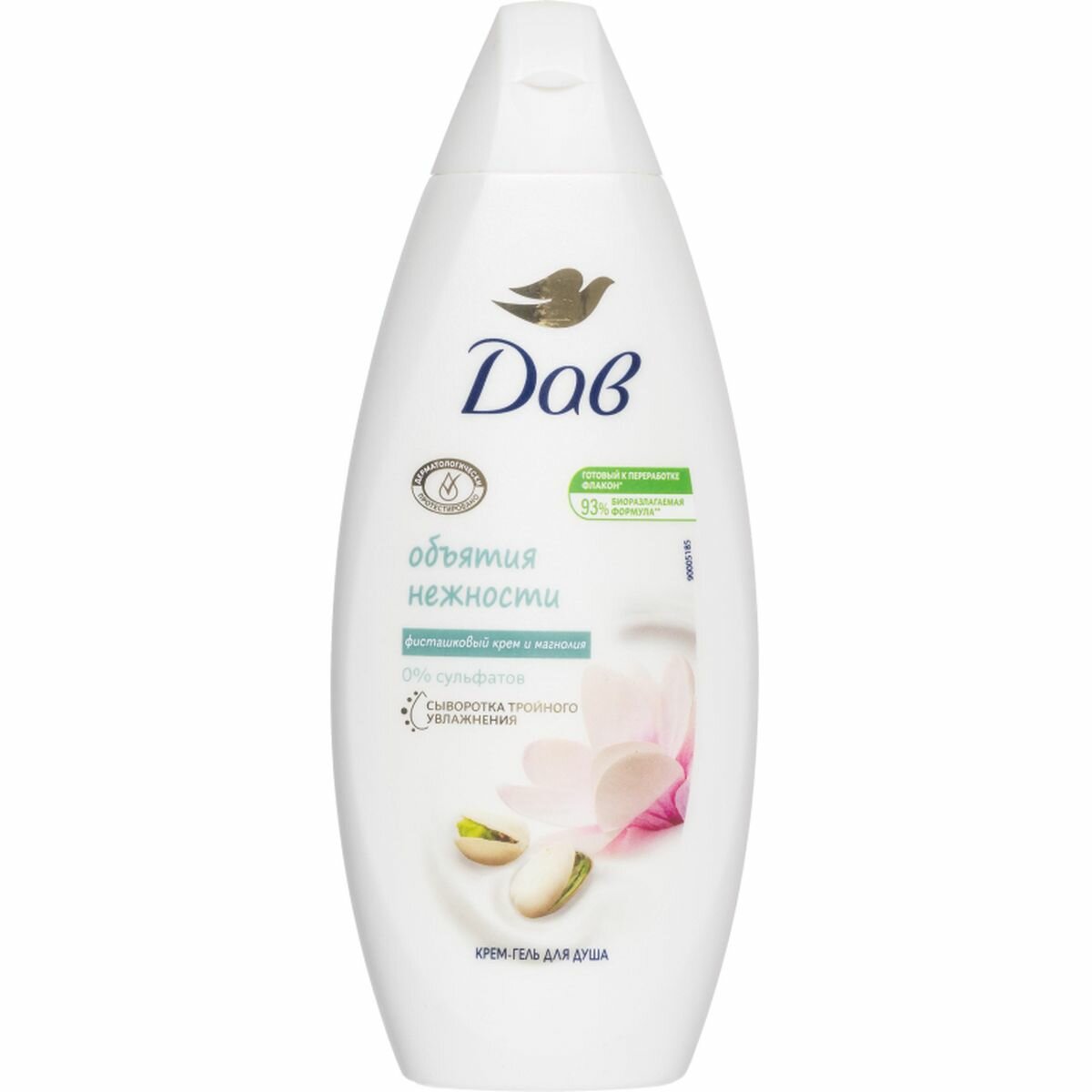 Гель для душа Dove фисташковый крем и магнолия, 250мл (1972311)