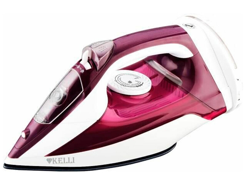 Утюг дорожный Kelli KL-1655, лиловый, беспроводной