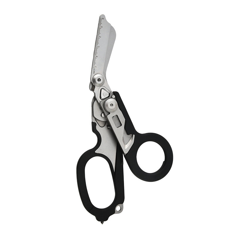 6-в-1 тактические ножницы в стиле Leatherman, складной инструмент для активного отдыха с чехлом K, нержавеющая сталь 420HC