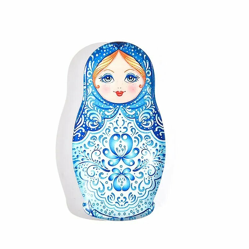 Магнит на холодильник в виде матрешки, наклейка на холодильник