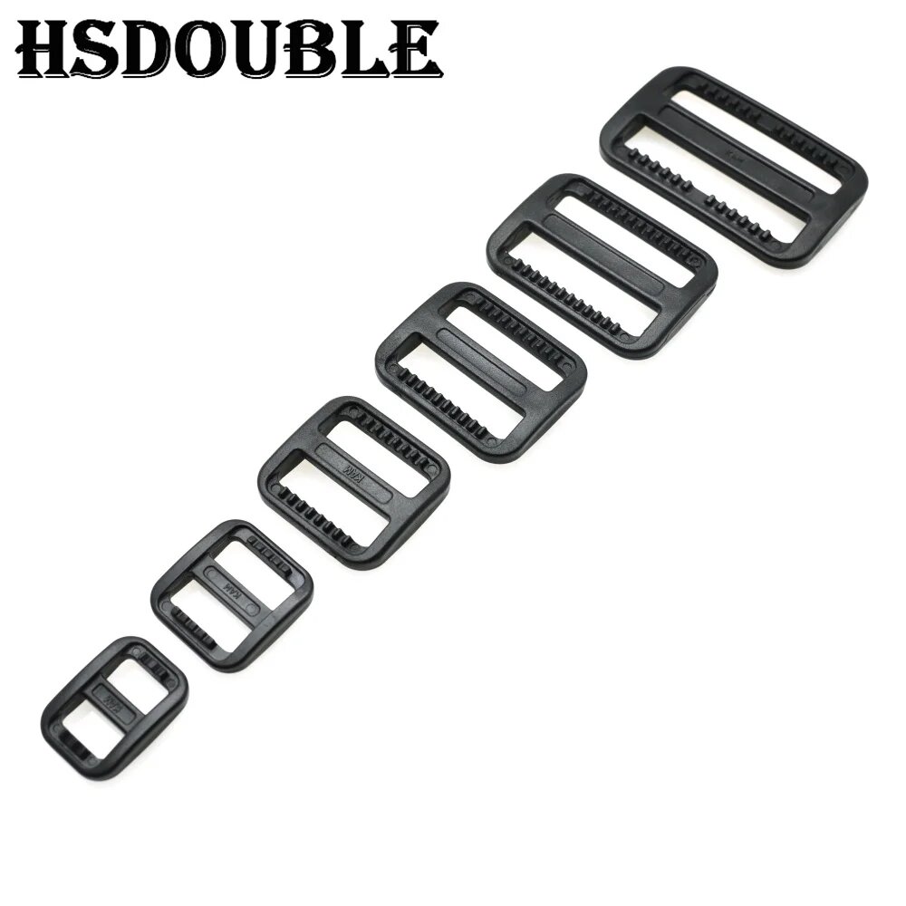 Пластиковые ползунки черные, Webbing Size 38mm