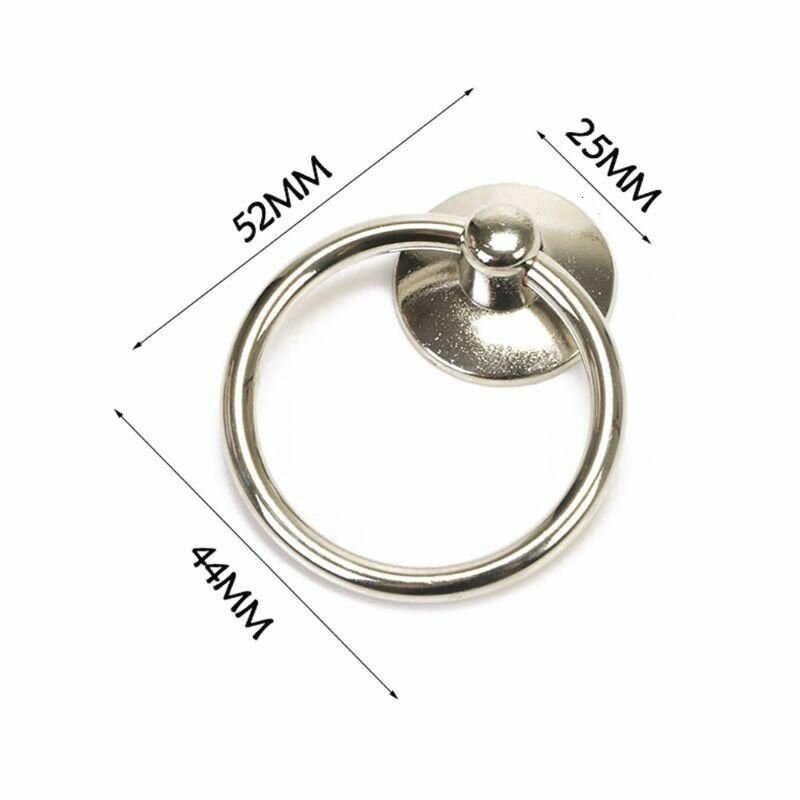 Миниатюрные ретро ручки для шкафов, круглые ручки для комодов и кухонных шкафов, креативный декор для мебели, 3