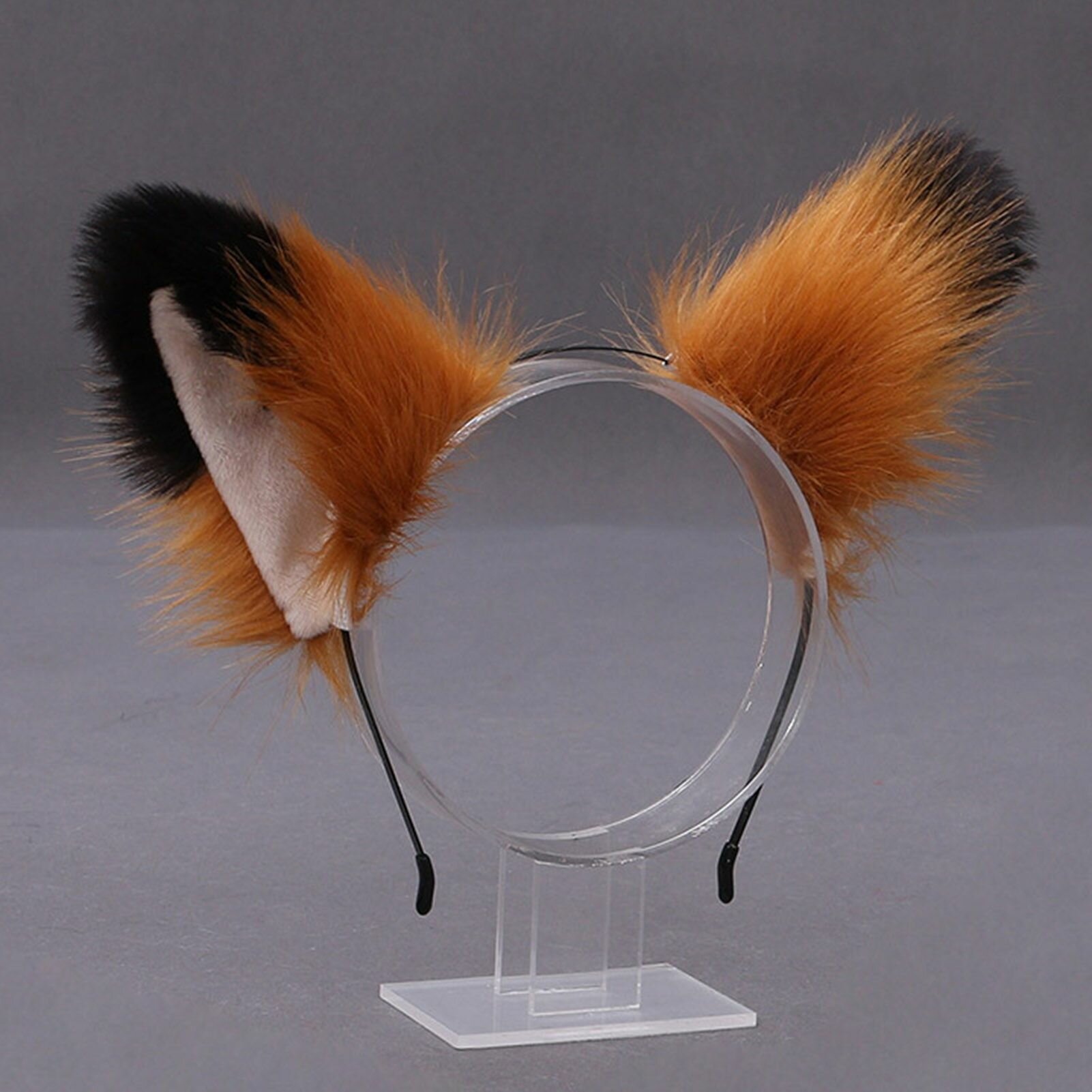 Мягкие лисьи ушки для косплея стильный ободок