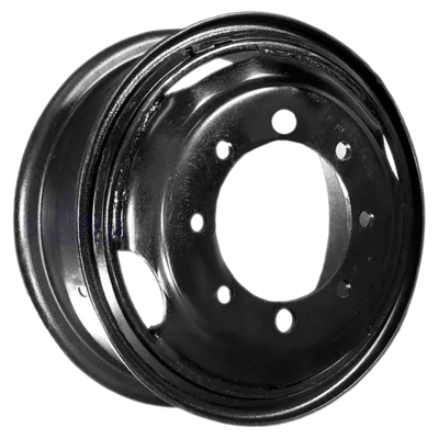 Штампованный колесный диск Kronprinz/Accuride 6/275/221/144 7x20/6x275 ET144 D221 M20 Black (55-А130-3101012) (11 мм) ЗИЛ-4331, б/футор. 2 030 кг