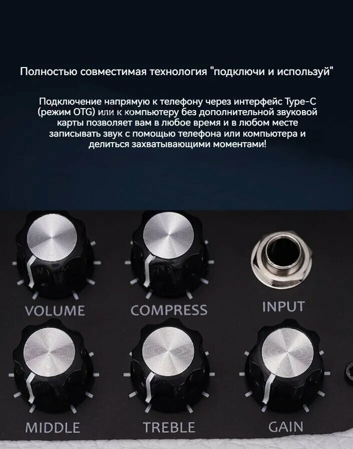 Гитарный комбоусилитель JOYO BA-30 VIBE CUBE, 30 Вт, черный, портативный басовый усилитель — фото 1