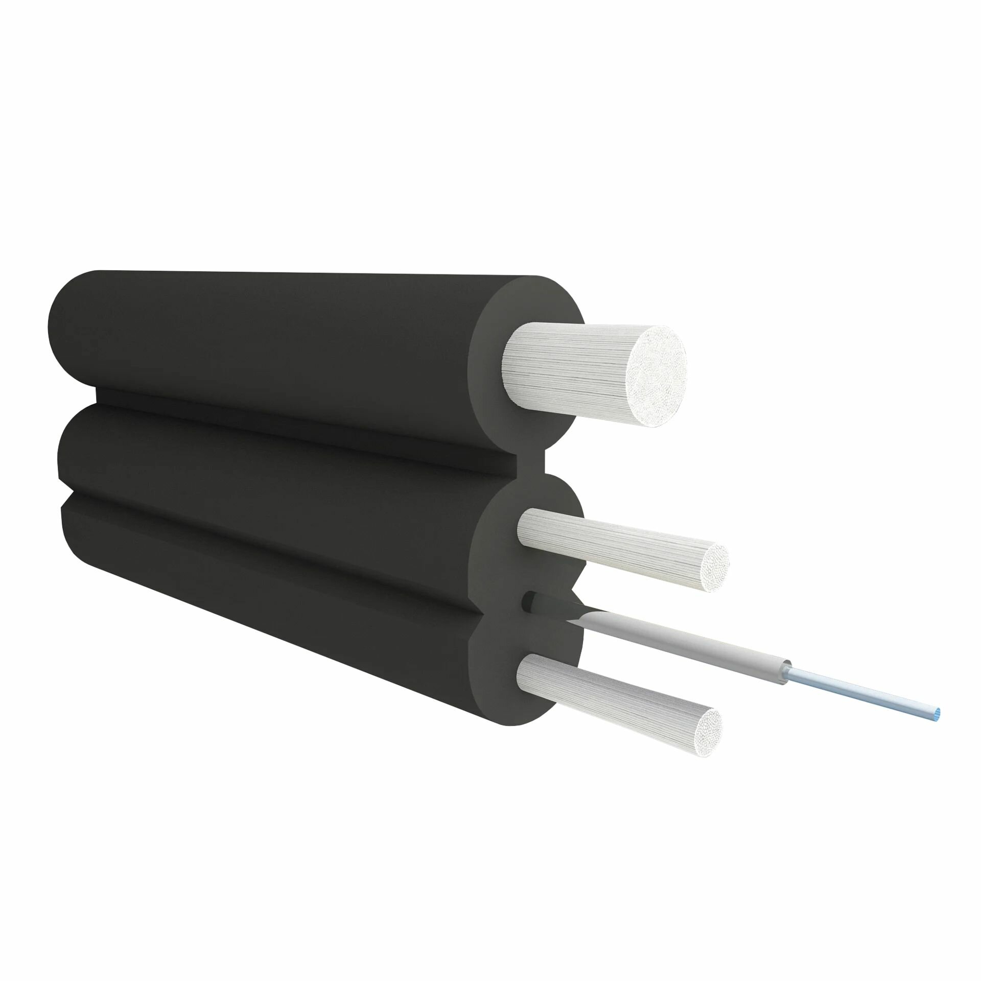 Кабель оптический B-OptiX, с дополнительным несущим элементом (FRP 1.0 мм), 1 волокно