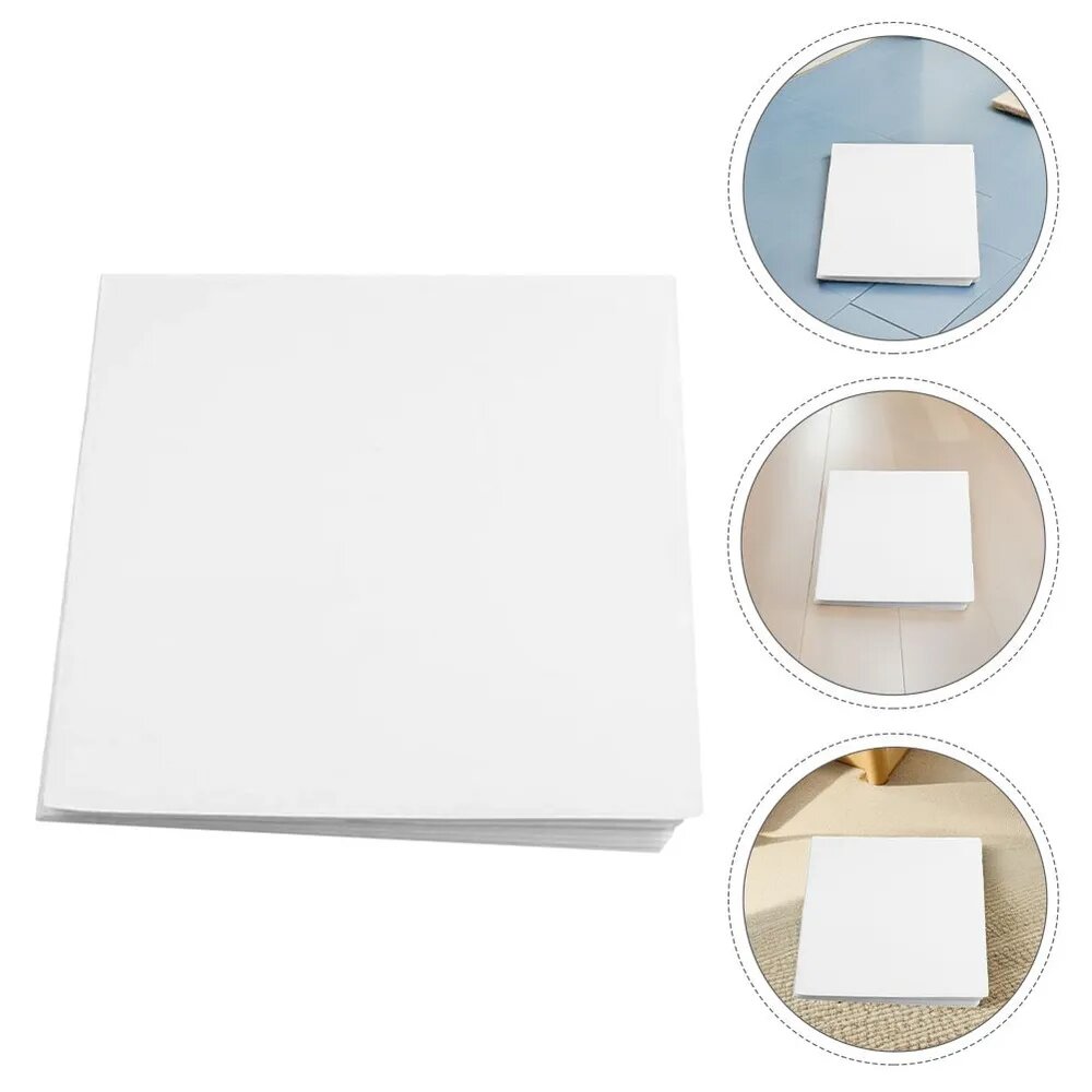 Нетканые впитывающие одноразовые подстилки для птиц белого цвета, 100 штук, для клеток попугаев и канареек