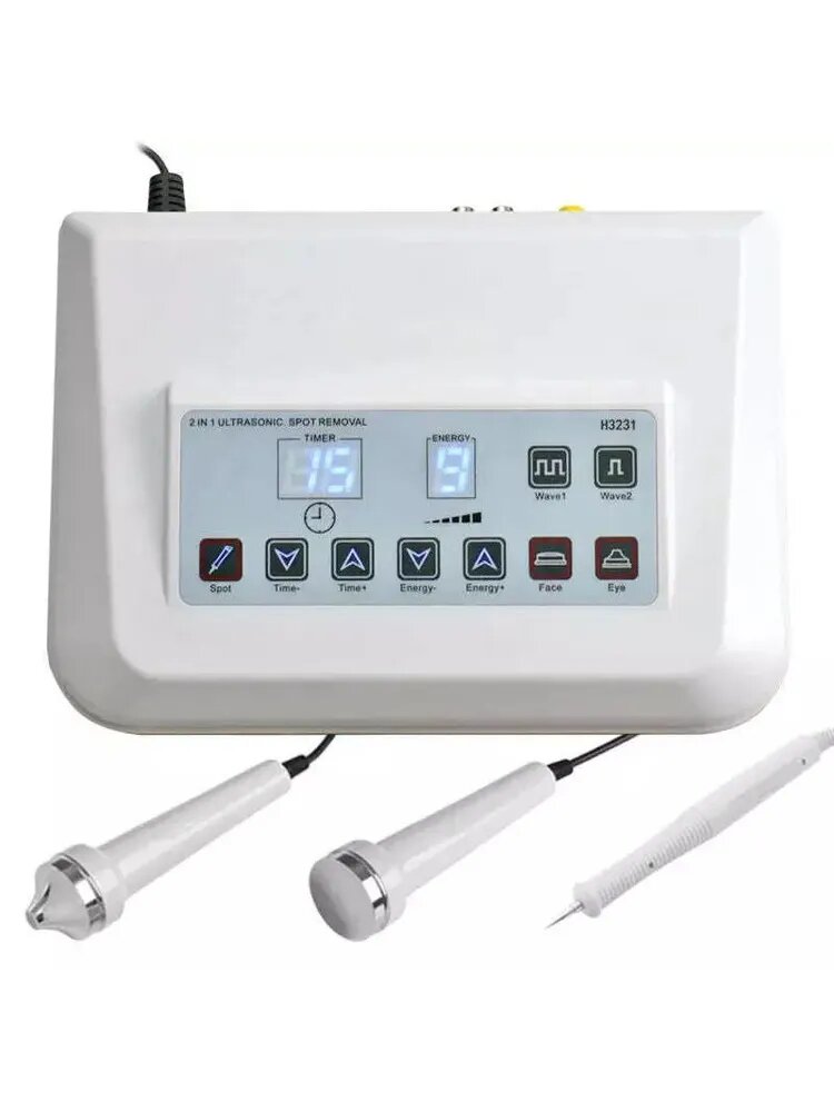 Косметологический комбайн для лица H3231, ультразвуковая чистка, удаление пятен, белый