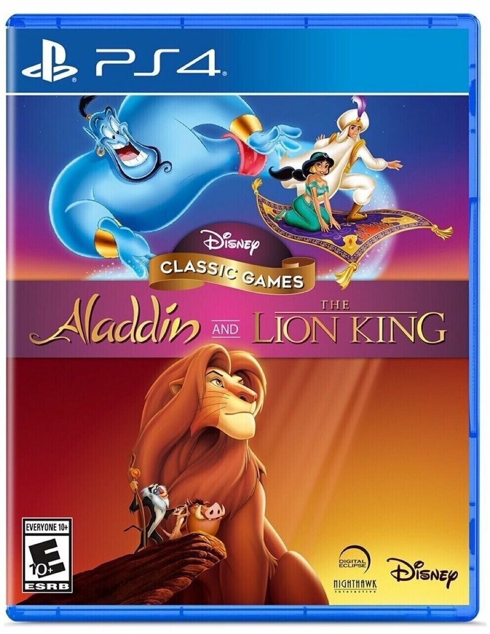 Игра Disney "Aladdin and the Lion King", 1 игрок, 1080р, 6+, для PS4, английская версия