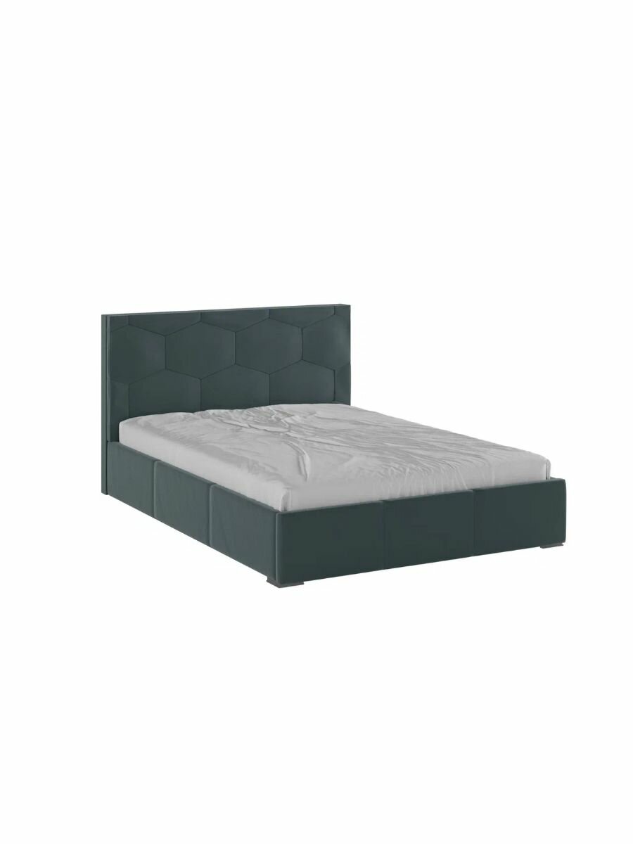 Кровать интерьерная Манука, 1,4м, с подъемным механизмом, 1550х1050х2230, Серый, Кистель, Kistel