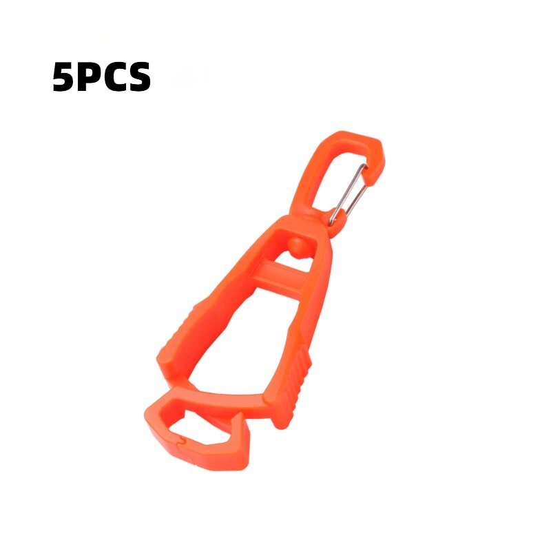 Держатель для перчаток из пластика Оранжевый, Orange 5PCS