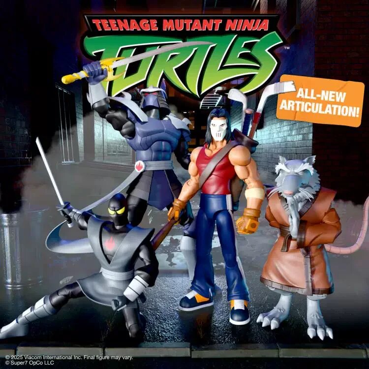Фигурки TMNT Super7 Wave 13, 4шт, Цвет: 4pcs