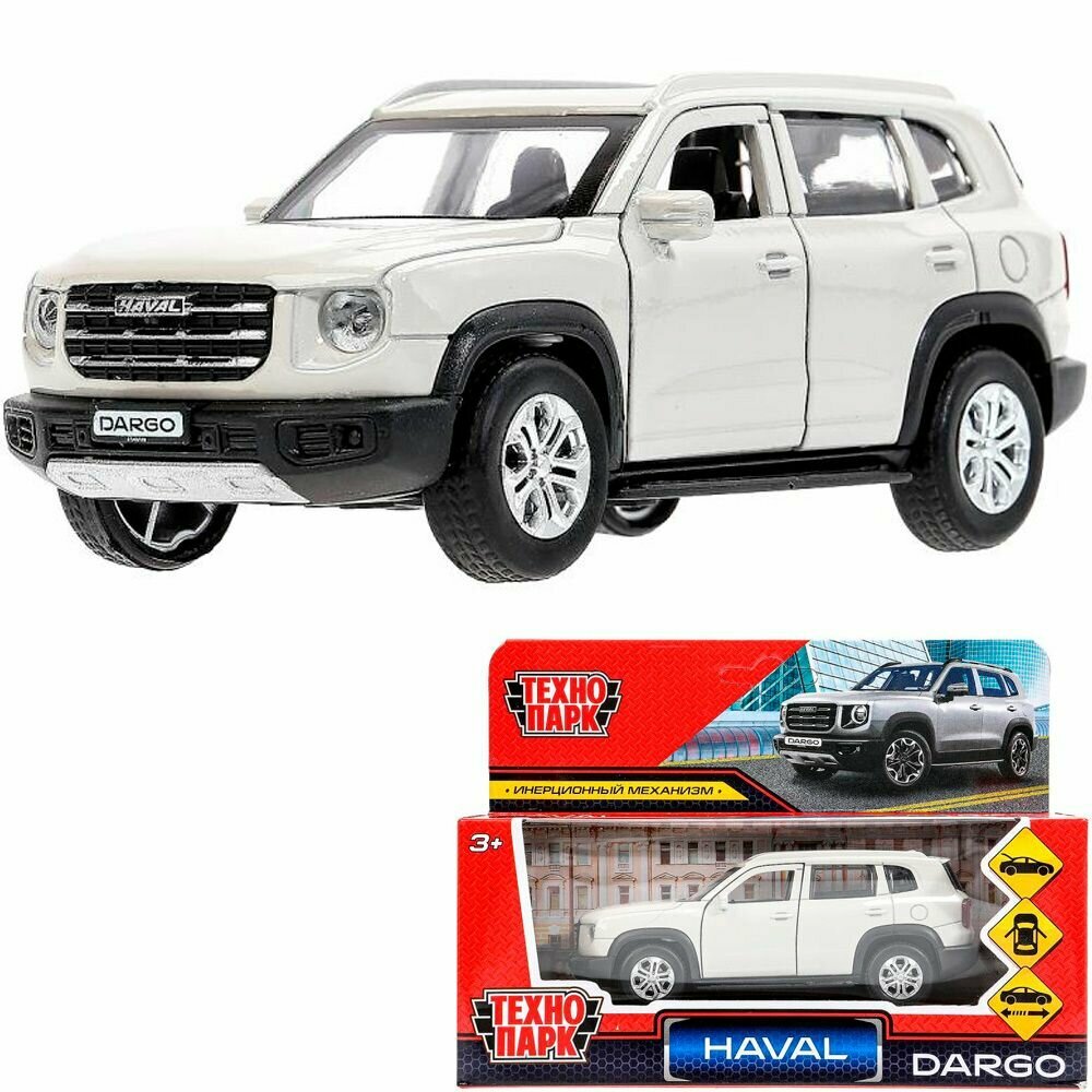 Машинка Технопарк Haval Dargo, светло-серый, 1:36, арт. DARGO-12-SR