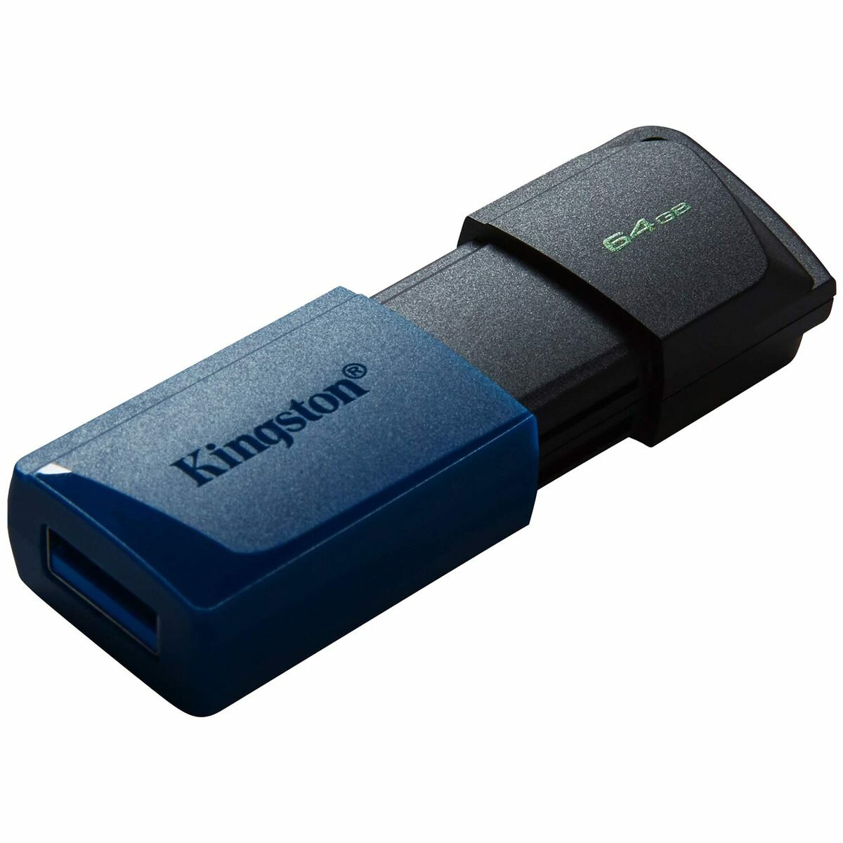 Флеш-память USB 64Gb Kingston DataTraveler Exodia M, разъем USB 3.2, черный/синий (DTXM/64GB)