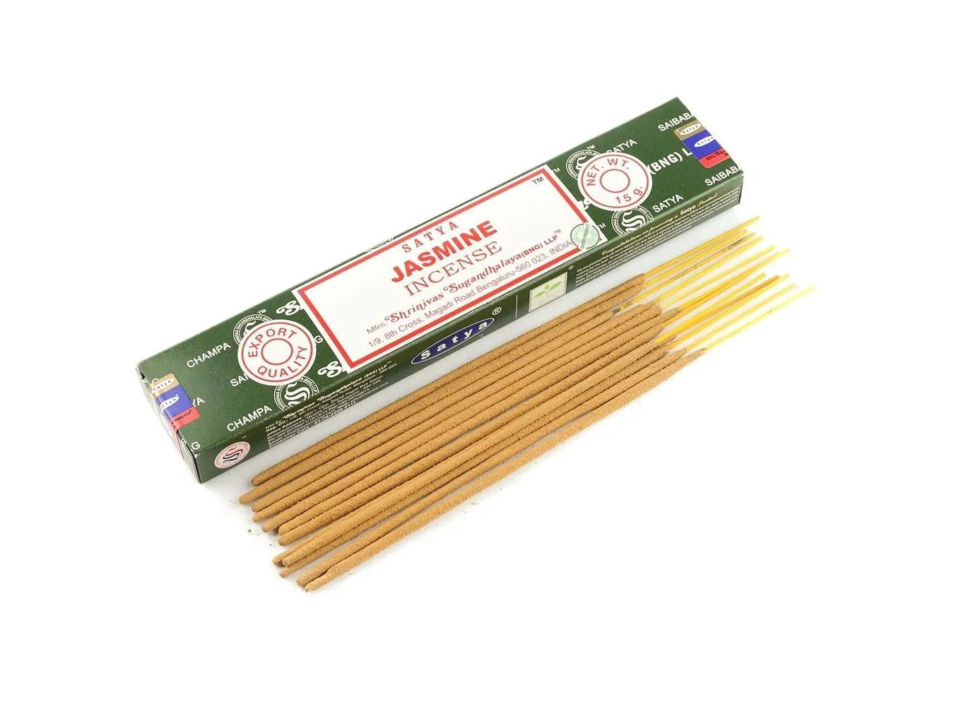 JASMINE Incense, Satya (Благовония жасмин, Сатья), 15 г.