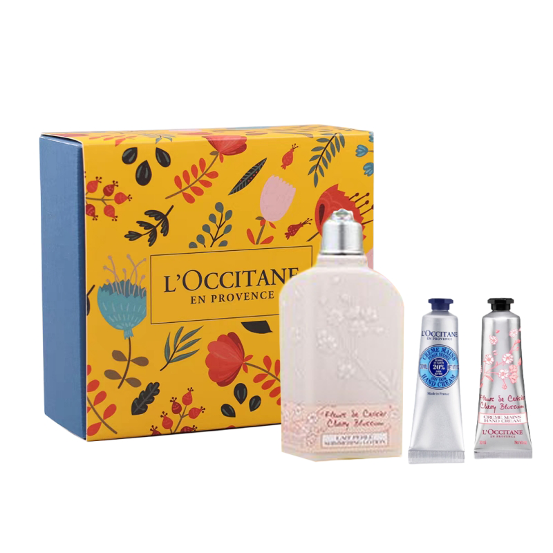 Набор кремов для рук унисекс LOCCITANE с ароматом потпури 3 шт, подарочный набор