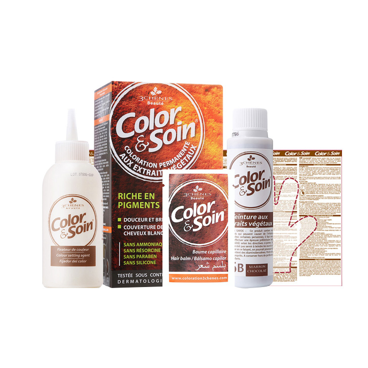 Краска для волос унисекс LES 3 CHENES Color & Soin, 1 шт.