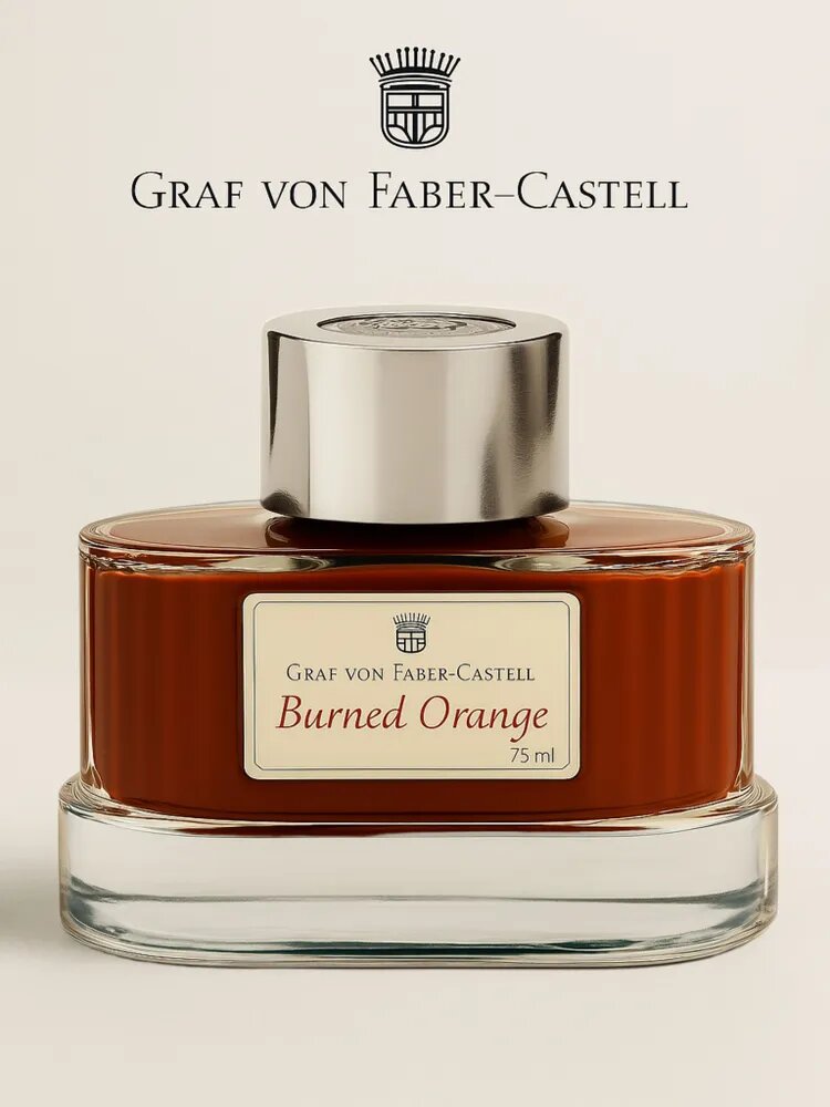 Чернила Graf Von Faber-Castell Жженый апельсин 75 мл для письма