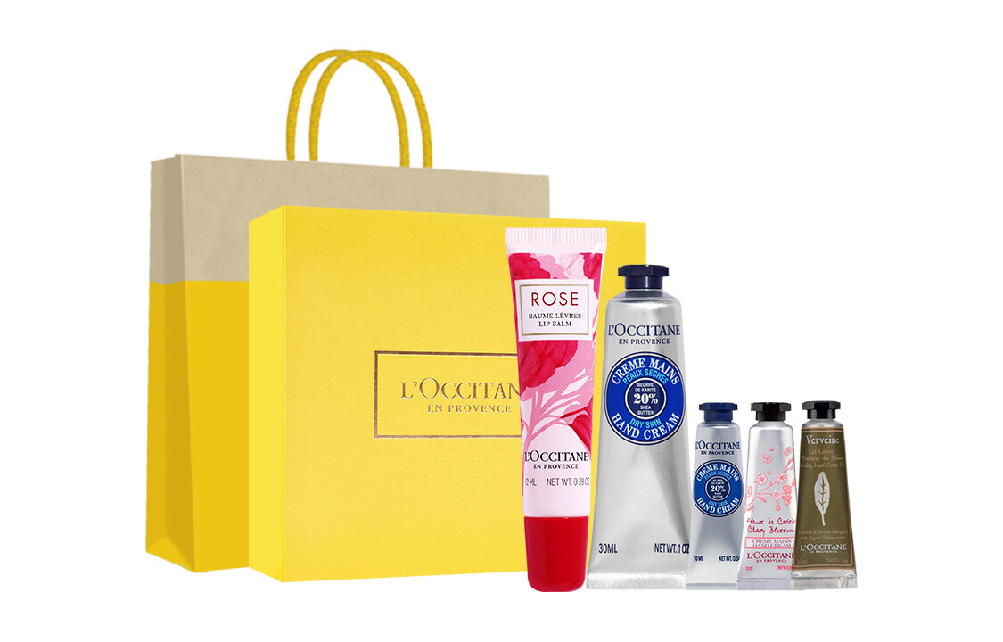 Набор по Уходу за Телом унисекс LOCCITANE Вишневый Цвет Сливочное Масло Роза Сердце, 5758888