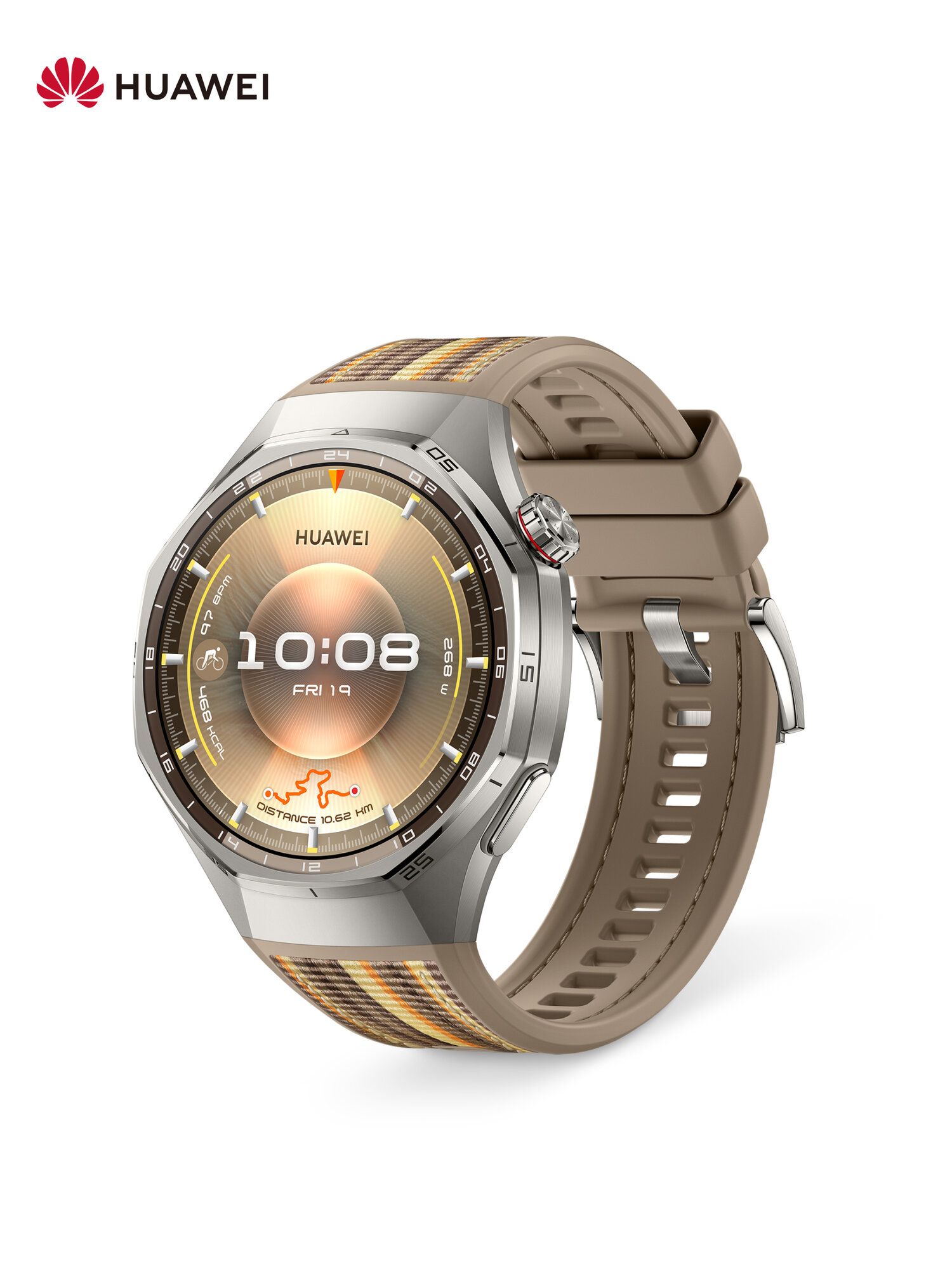 Смарт часы HUAWEI WATCH GT 6 Pro 46 мм Коричневый, сапфировое стекло