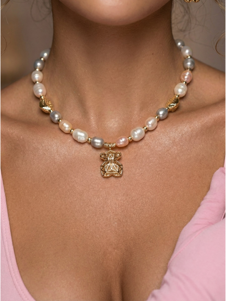 Колье, перламутр