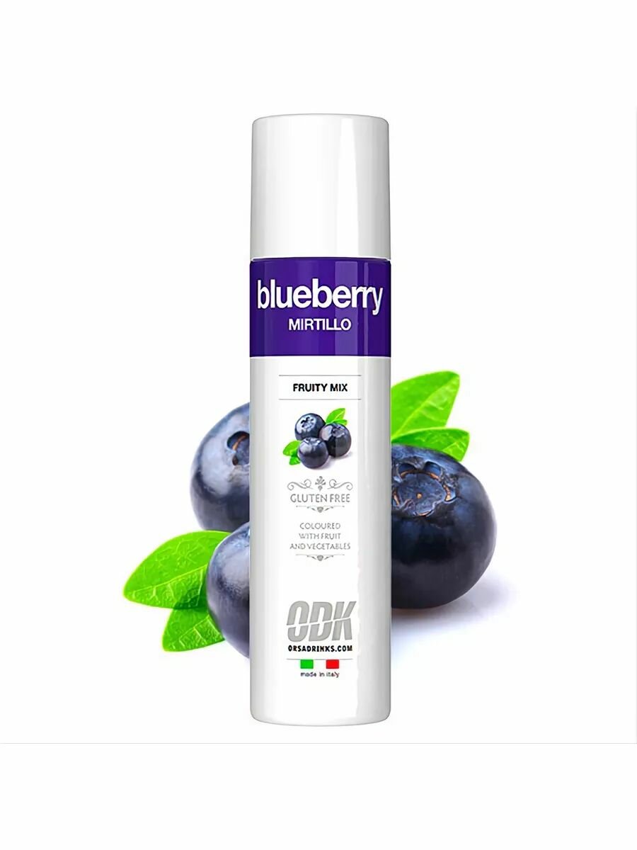 Концентрат фруктовый (пюре) "Черника" ODK; пластик; 0,75л.