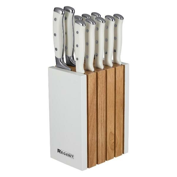 Набор ножей REGENT inox Grande, 11 предметов White
