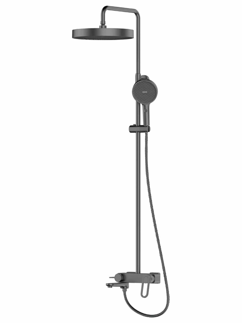 Душевая система с тропическим душем и смесителем Gappo G2427-9