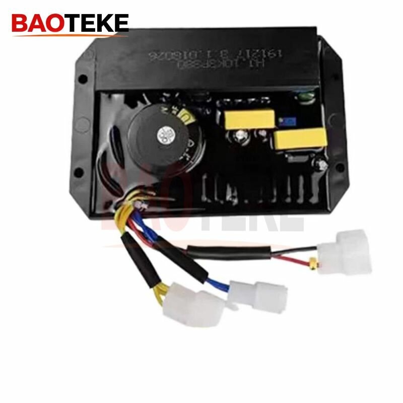 BAOTEKE HJ.10K3P380 Трехфазный AVR Стабилизатор напряжения 7-проводной Универсальный для дизельных/бензиновых генераторов