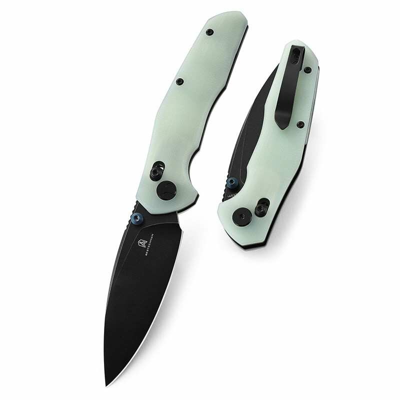 Нож Bestechman Ronan сталь 14C28N, рукоять G10 нефритовая (BMK02I)