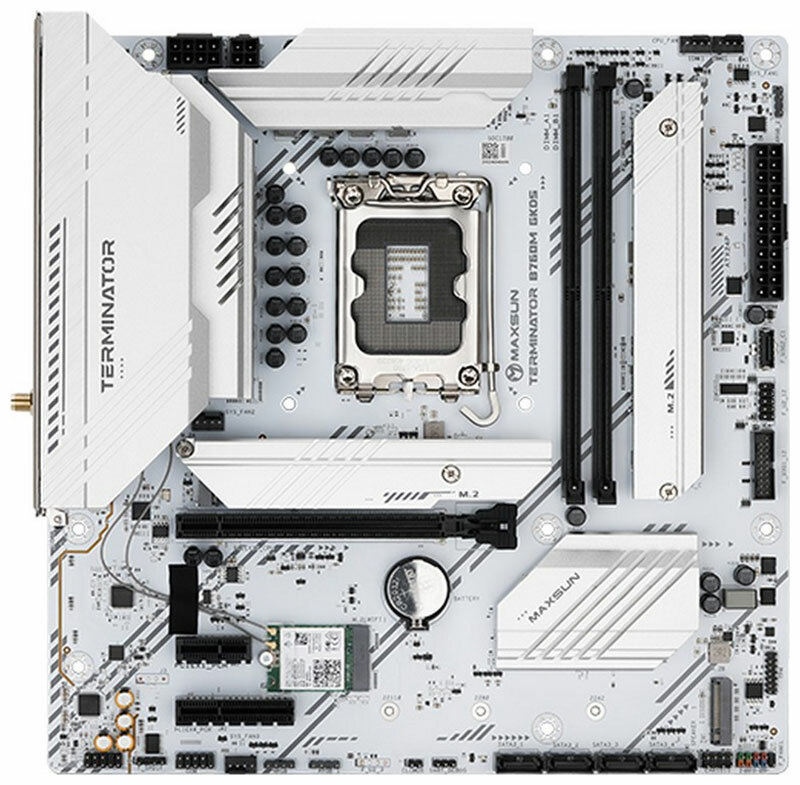 Материнская плата Maxsun MS-Terminator B760M GKD5 ICE (LGA1700, mATX)