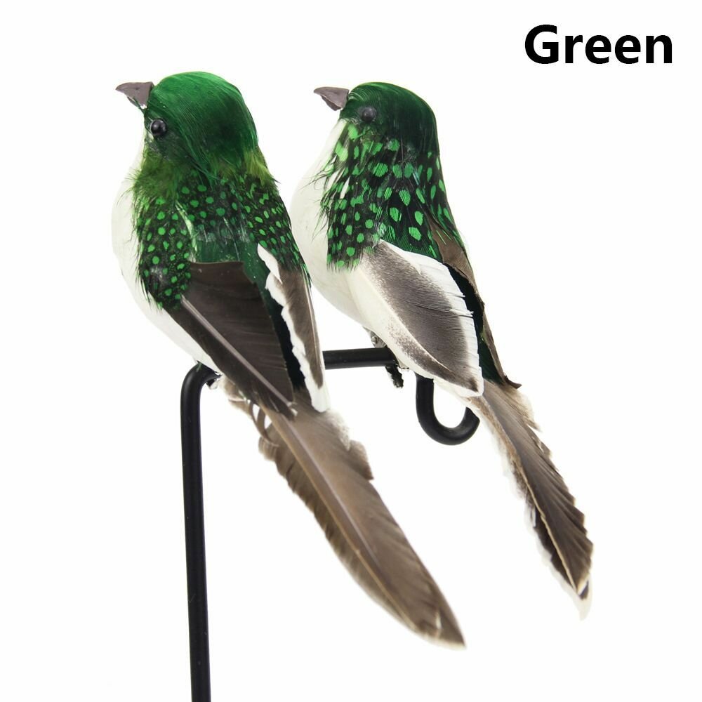 1/2PCS Искусственные птицы